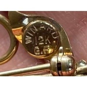 Winard | Jewelry | Vintage Winard 4k Gold Filled Flower Brooch Pin ...